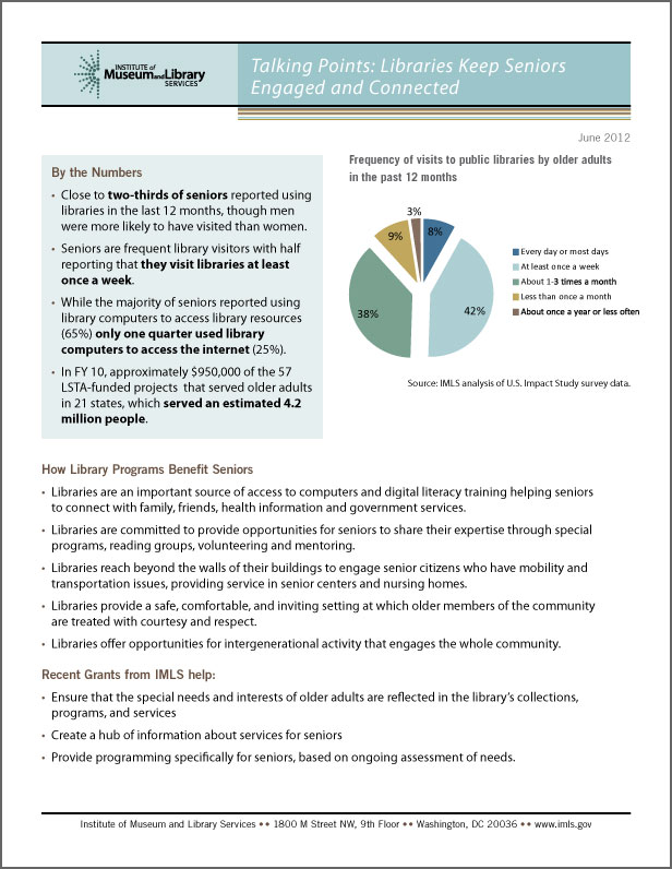 Talking Points: Libraries Keep Seniors Engaged and Connected ...