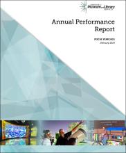 2023 Annual Performance Report | Institute of Museum and Library Services